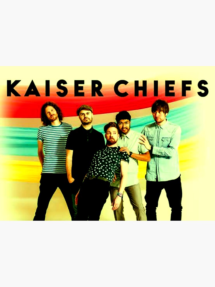 "kaiser chiefs band besat of logo" Sticker for Sale by almediajniee ...