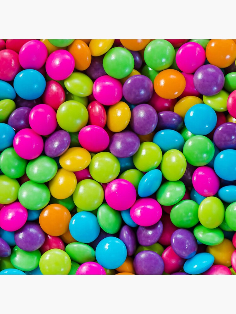 "Smarties Candy Lollies Sweets Galore!" Sticker for Sale by cocospot3 ...