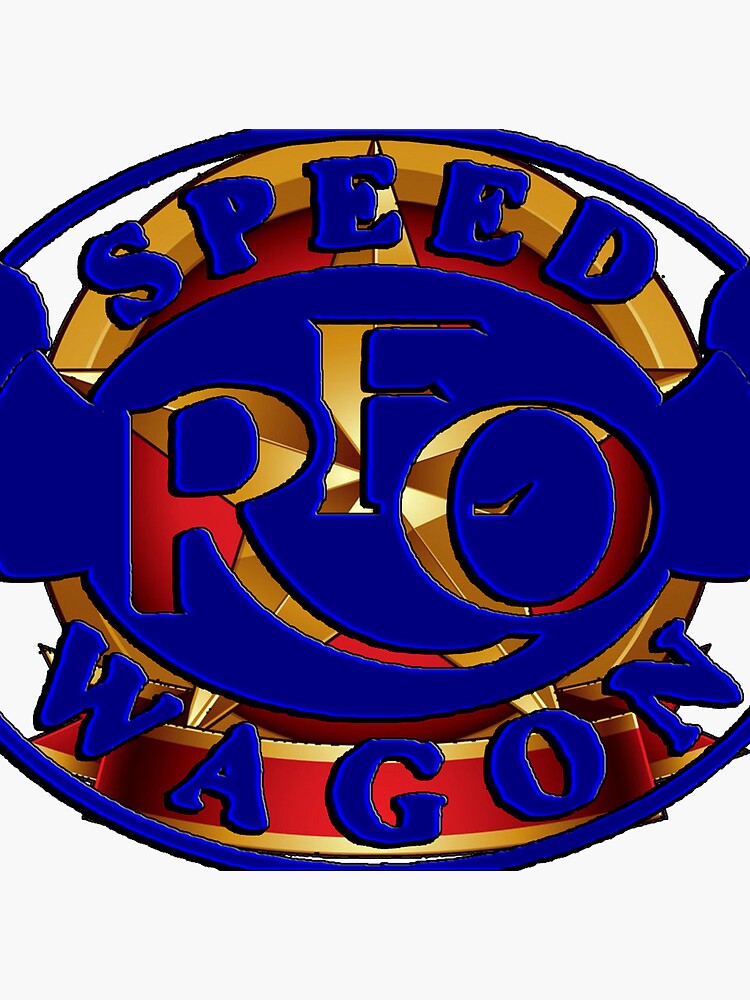 "REO SPEEDWAGON" Sticker for Sale by evie5467 | Redbubble