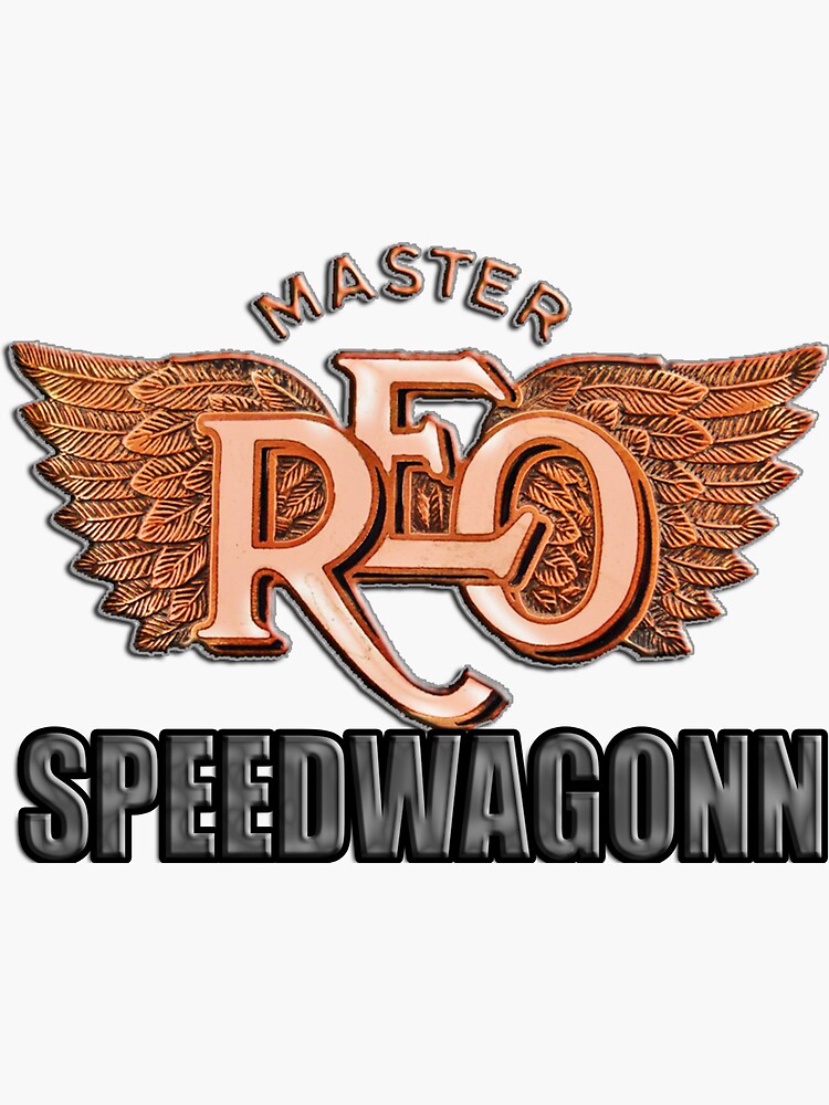 "REO SPEEDWAGON" Sticker for Sale by evie5467 | Redbubble