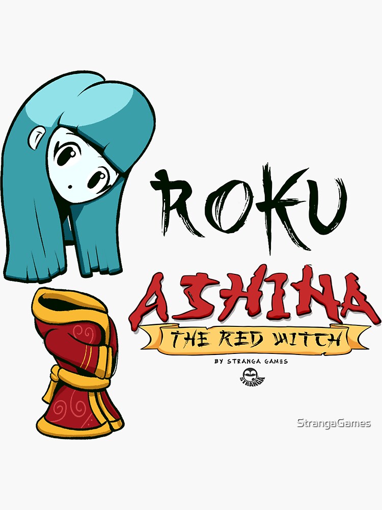 "Roku" Sticker for Sale by StrangaGames | Redbubble