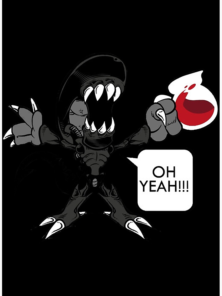 "OH YEAH ALIEN PUNCH!! " Poster by ianellis70 | Redbubble