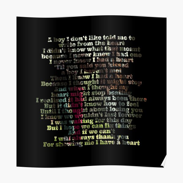 Copy Of Sex Education Adams Poem Poster For Sale By Micraelle Redbubble