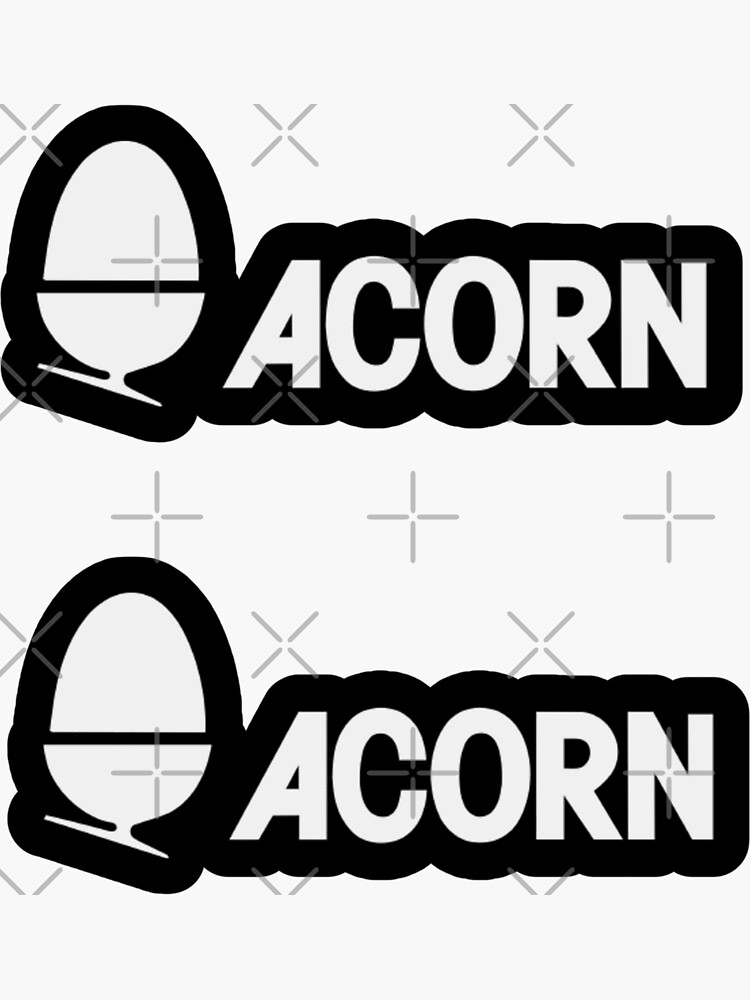 "Acorn Computers (Transparent) White" Sticker for Sale by SidsStyles ...