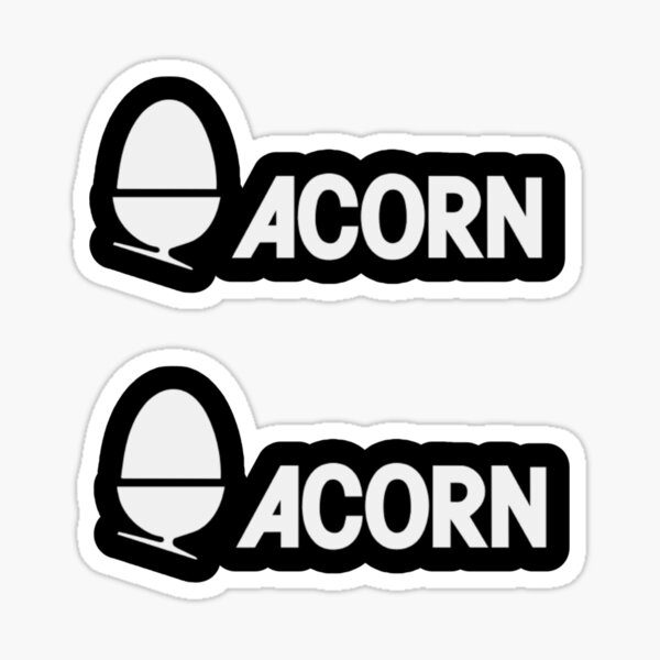 "Acorn Computers (Transparent) White" Sticker for Sale by SidsStyles ...