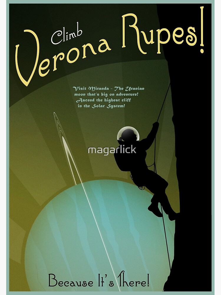 "Travel Poster - Climb Verona Rupes" Poster by magarlick | Redbubble