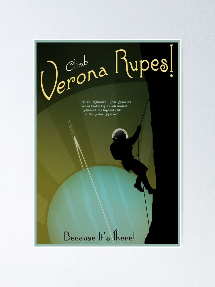 "Travel Poster - Climb Verona Rupes" Poster by magarlick | Redbubble