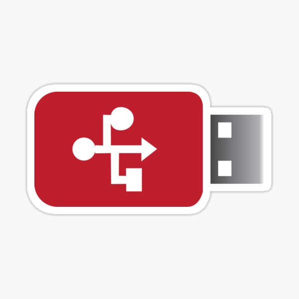 "USB Flash Drive" Sticker by artpolitic | Redbubble
