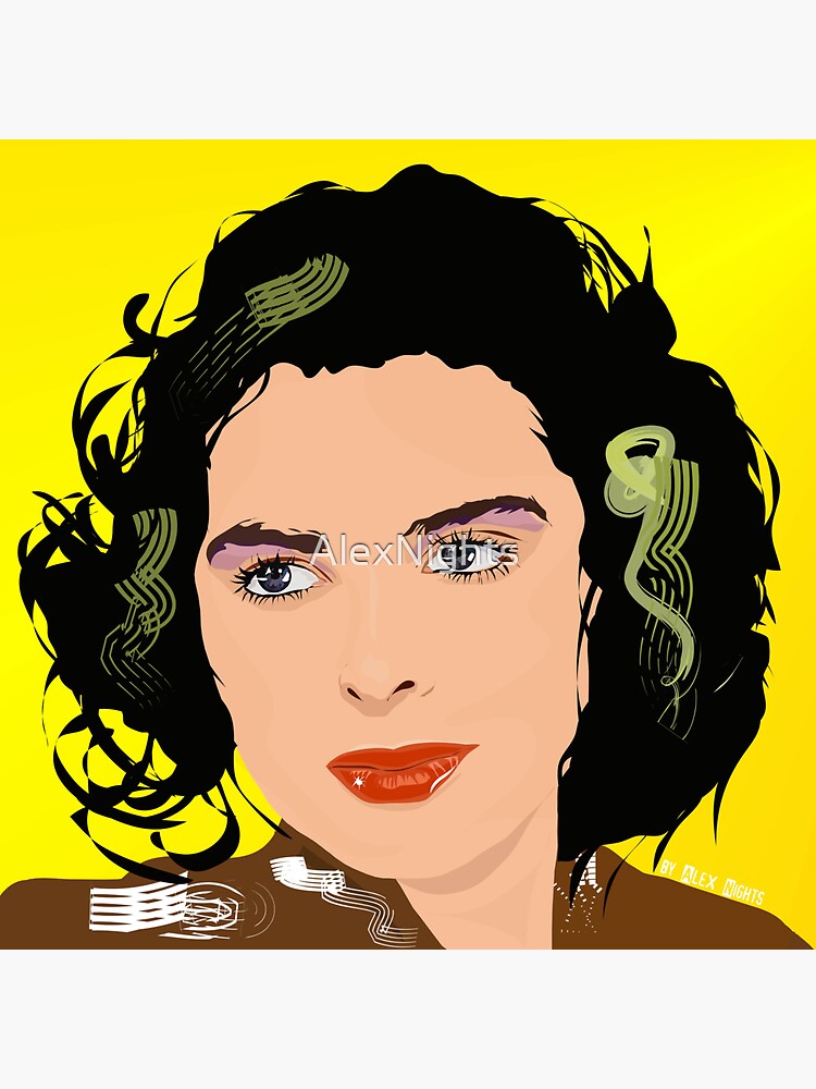 "INGRID" Sticker for Sale by AlexNights | Redbubble