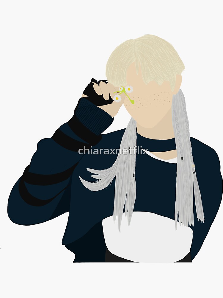 "lee felix stray kids" Sticker for Sale by chiaraxnetflix | Redbubble