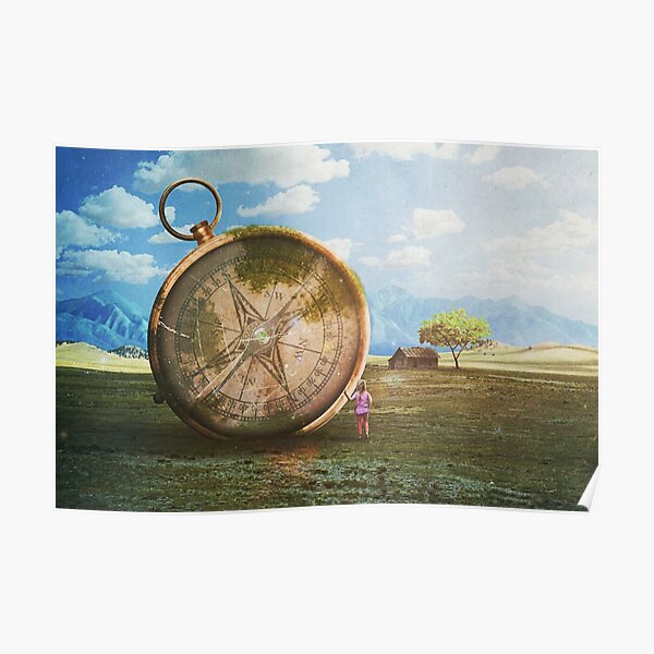 "The Giant Compass" Poster by seamless | Redbubble