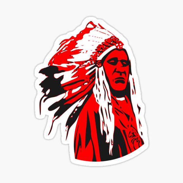 "Native American" Sticker for Sale by cartoonblog | Redbubble