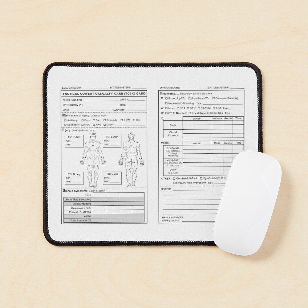"TCCC - Tactical Care of the Combat Casualty " Sticker for Sale by ...