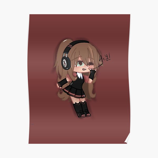 A Cute Gacha Looking For Friends Cut Gacha Poster For Sale By