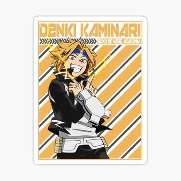 "CLASS 1A DENKI KAMINARI| Perfect Gift|Slayer Gift " Sticker for Sale ...