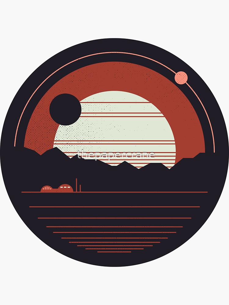 "Solitude" Sticker for Sale by thepapercrane | Redbubble