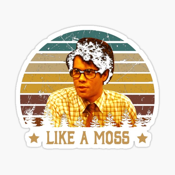 "Vintage IT Arts Crowd Sitcom - Like A Moss" Sticker for Sale by ...