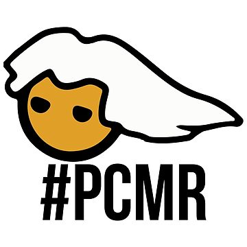 "PC Masterrace head - with text - PCMR" Sticker for Sale by Supreto ...