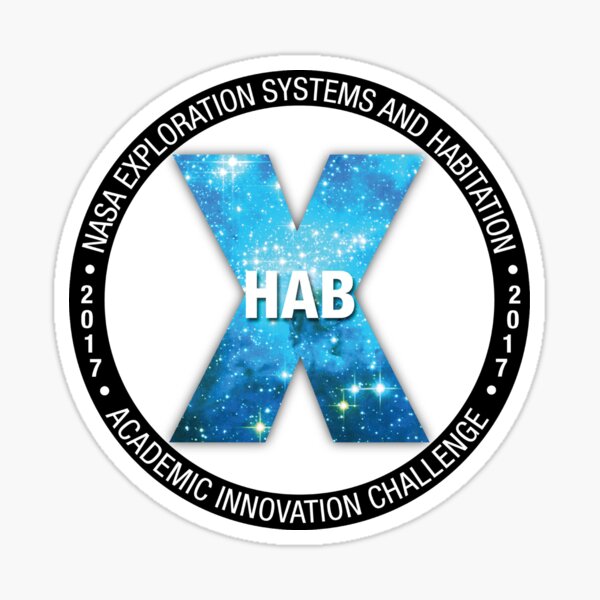 "X-Hab 2017 Competition Logo" Sticker by Spacestuffplus | Redbubble