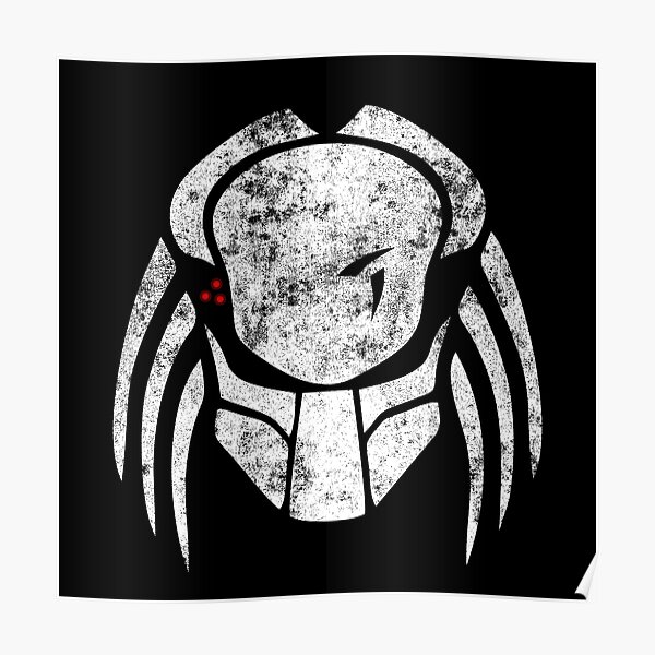 "Predators mask" Poster for Sale by Happyantsstudio | Redbubble