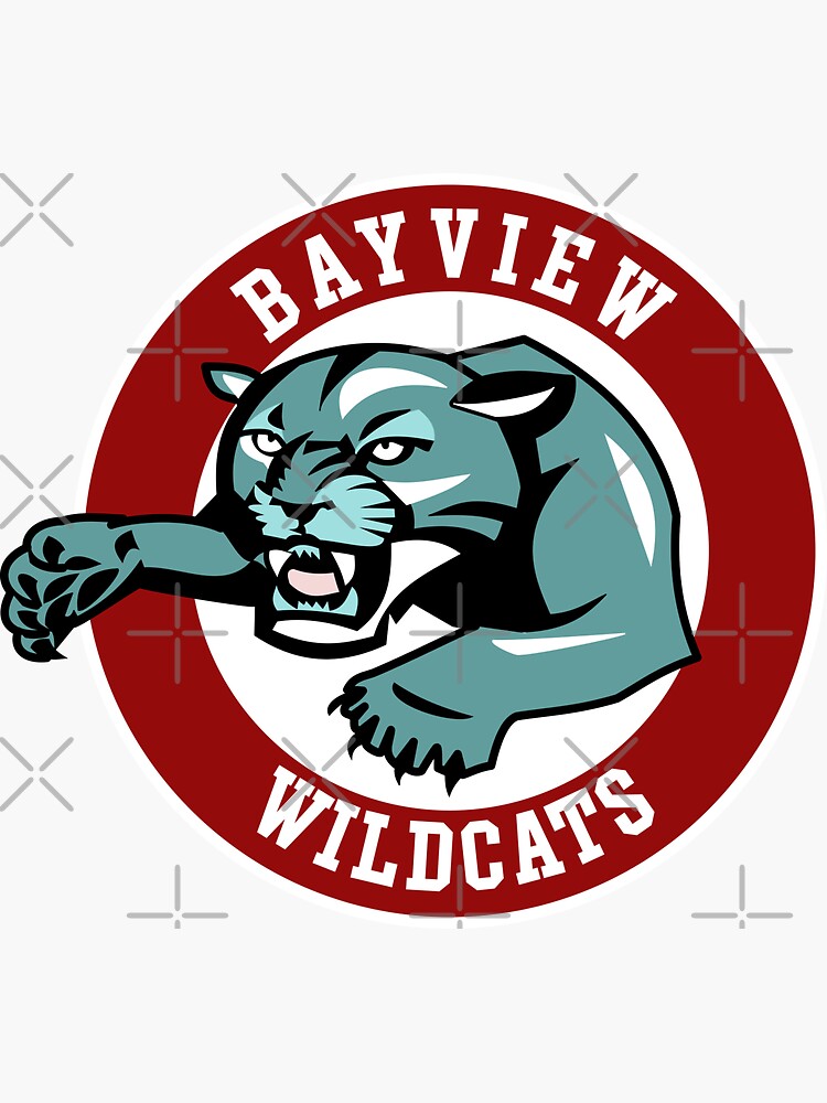 "One Of Us Is Lying Bayview Wildcats Logo" Sticker for Sale by ...