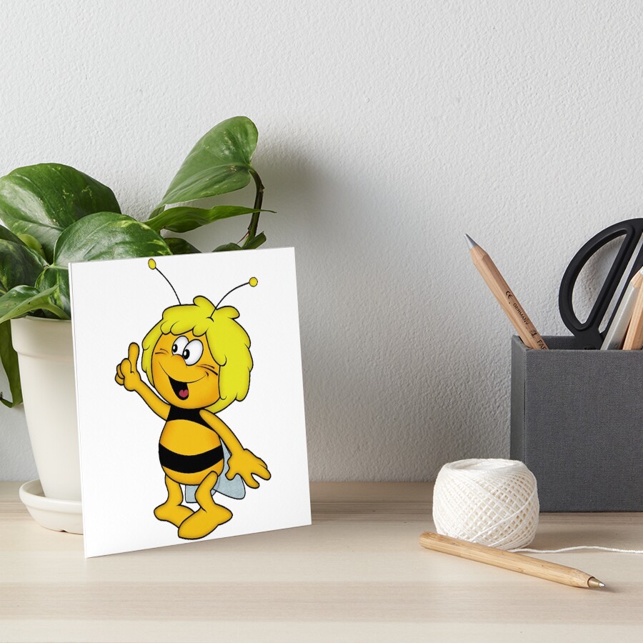 Lámina Rígida Judge Beeswax Vintage Maya La Abeja Y Su Mejor Amiga Teniendo Grandes Aventuras