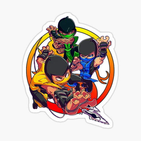 "Mortal Kombat" Sticker for Sale by Mortalkombat74 | Redbubble