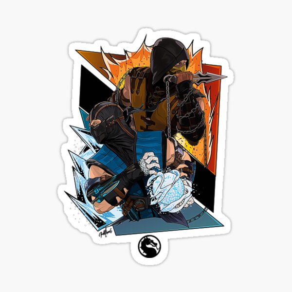 "Mortal Kombat" Sticker for Sale by Mortalkombat74 | Redbubble