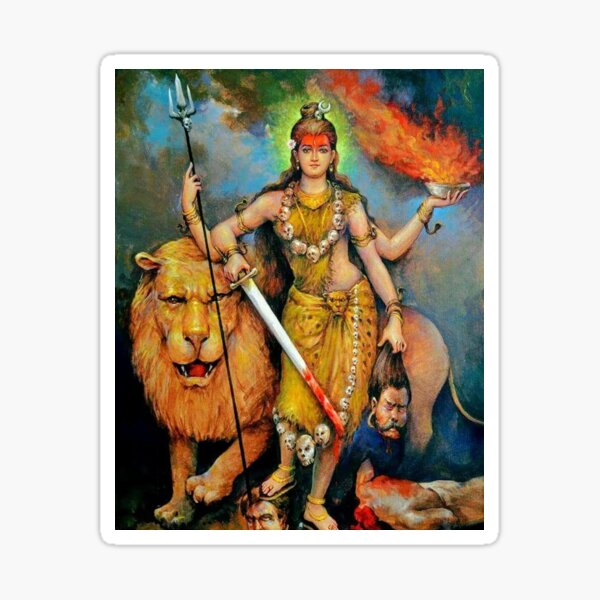 "Jai Maa Bhavani " Sticker for Sale by banothsonu | Redbubble