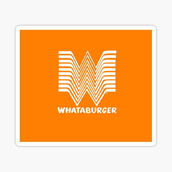 "whataburger " Sticker for Sale by bianarjuna | Redbubble