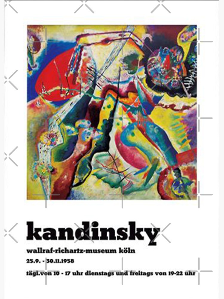 "Colorfuel Kandinsky Rainbow Poster" Sticker by blupoezoene | Redbubble