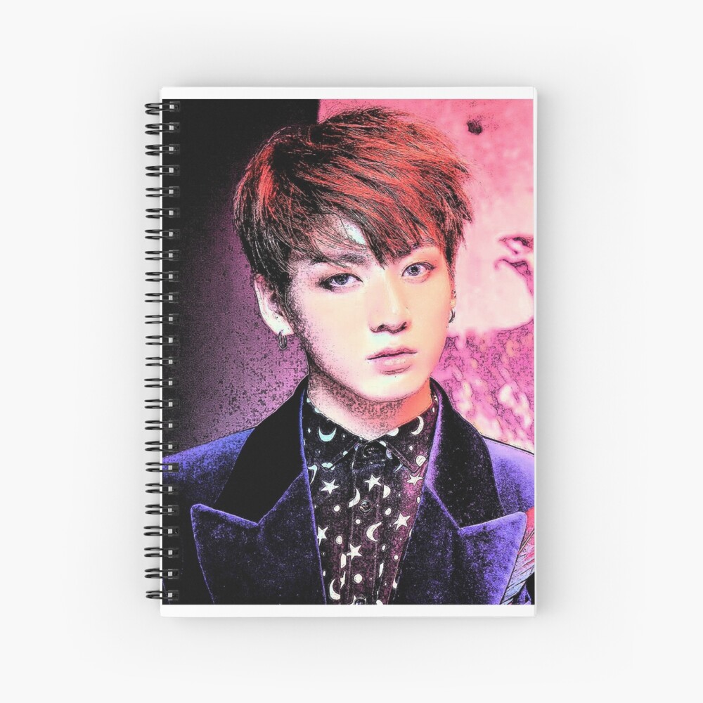 Bts Jungkook Spiral Notebook By Nurfzr Redbubble