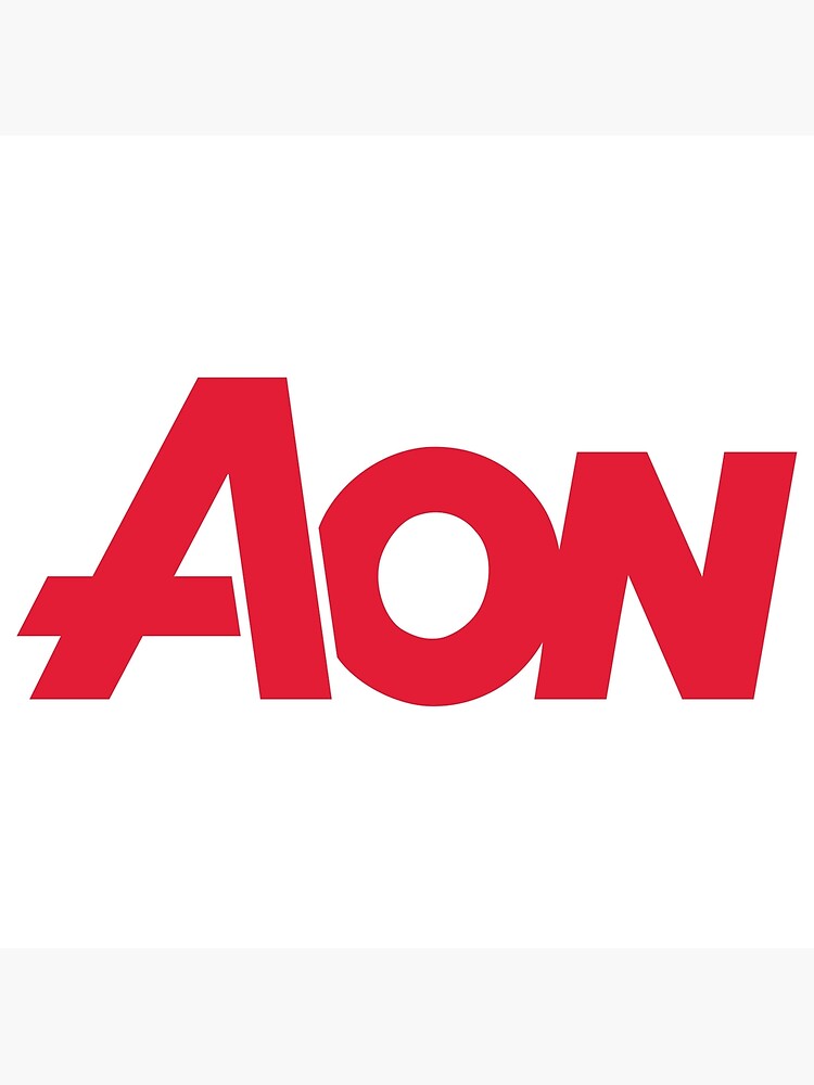 "Aon Logo" Poster for Sale by Orionmadrasah | Redbubble
