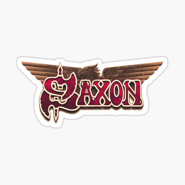 "saxon logo band best of rock metal" Sticker for Sale by amndaasmshtt ...
