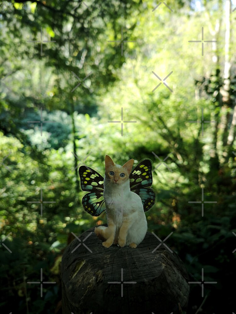"Cat Fairies: Intent" Sticker by pestofrankie | Redbubble
