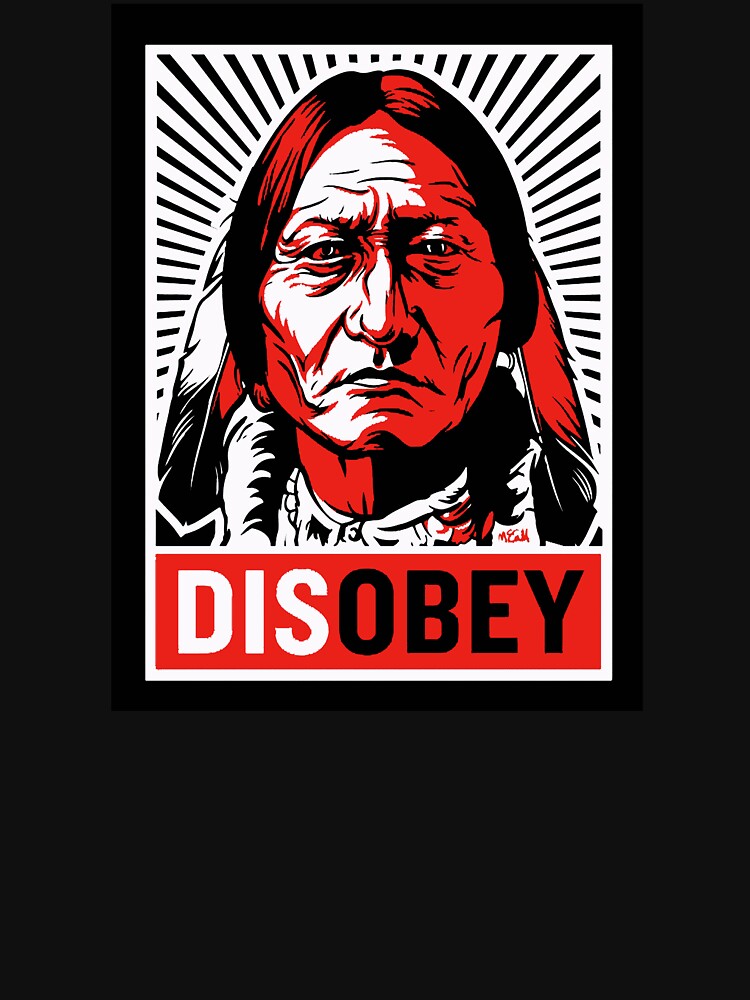 "Disobey" T-shirt for Sale by greywolfstore | Redbubble | native ...