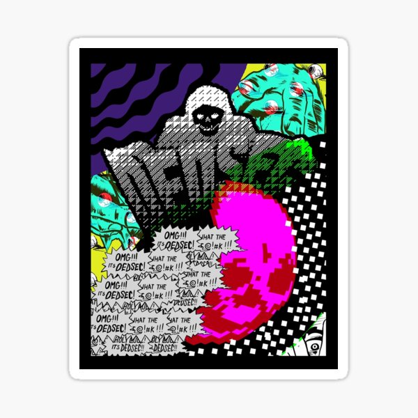 "Dedsec" Sticker for Sale by madgesherida | Redbubble