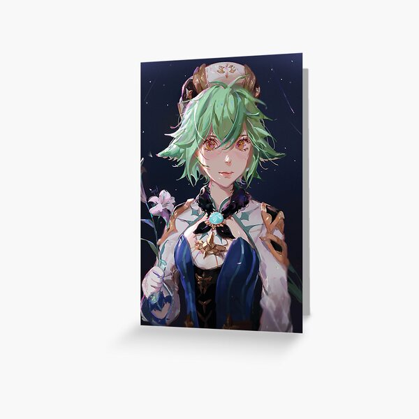 "Genshin Impact Sucrose " Greeting Card for Sale by antioneart | Redbubble