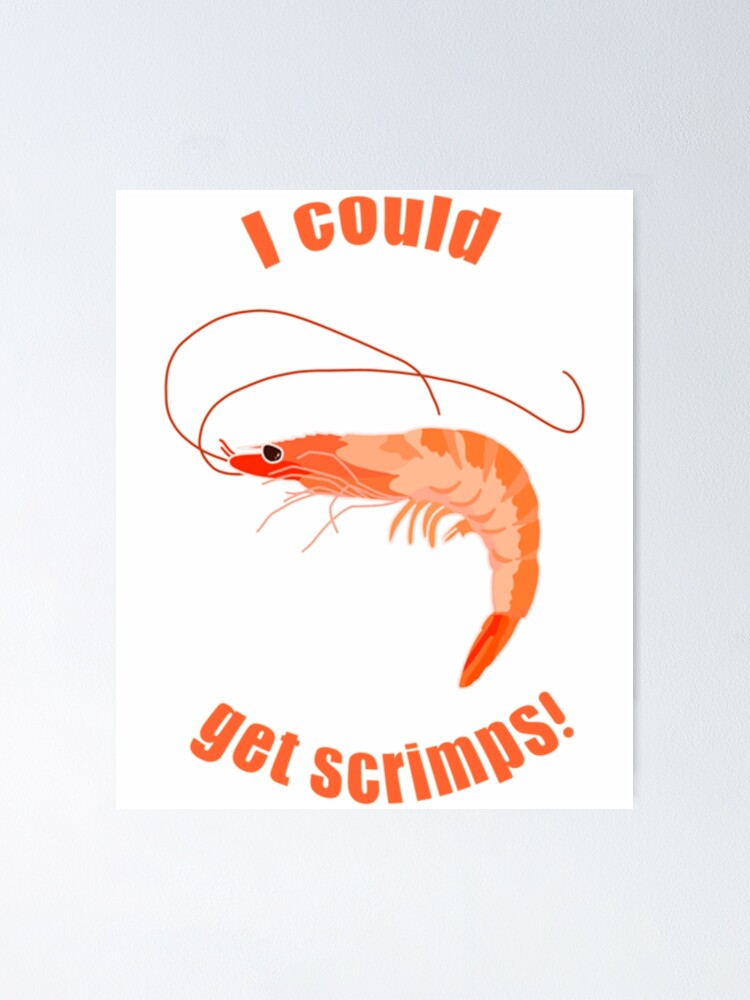 "Shrimp sign " Poster for Sale by JeremySchult | Redbubble