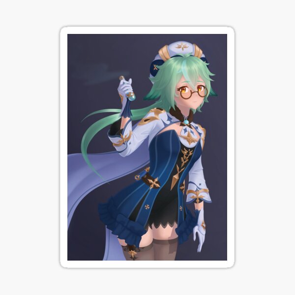 "Genshin Impact Sucrose" Sticker for Sale by freddiecatt | Redbubble