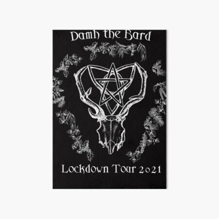 "Damh the Bard Lockdown 21 (White image, transparent background) Active ...