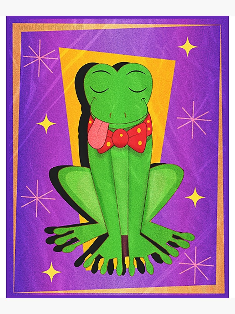 "Fancy Frog" Poster for Sale by lennhacemoi | Redbubble