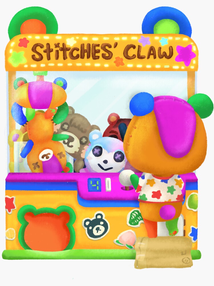"Stitches Claw machine" Sticker for Sale by Hunter1081 | Redbubble