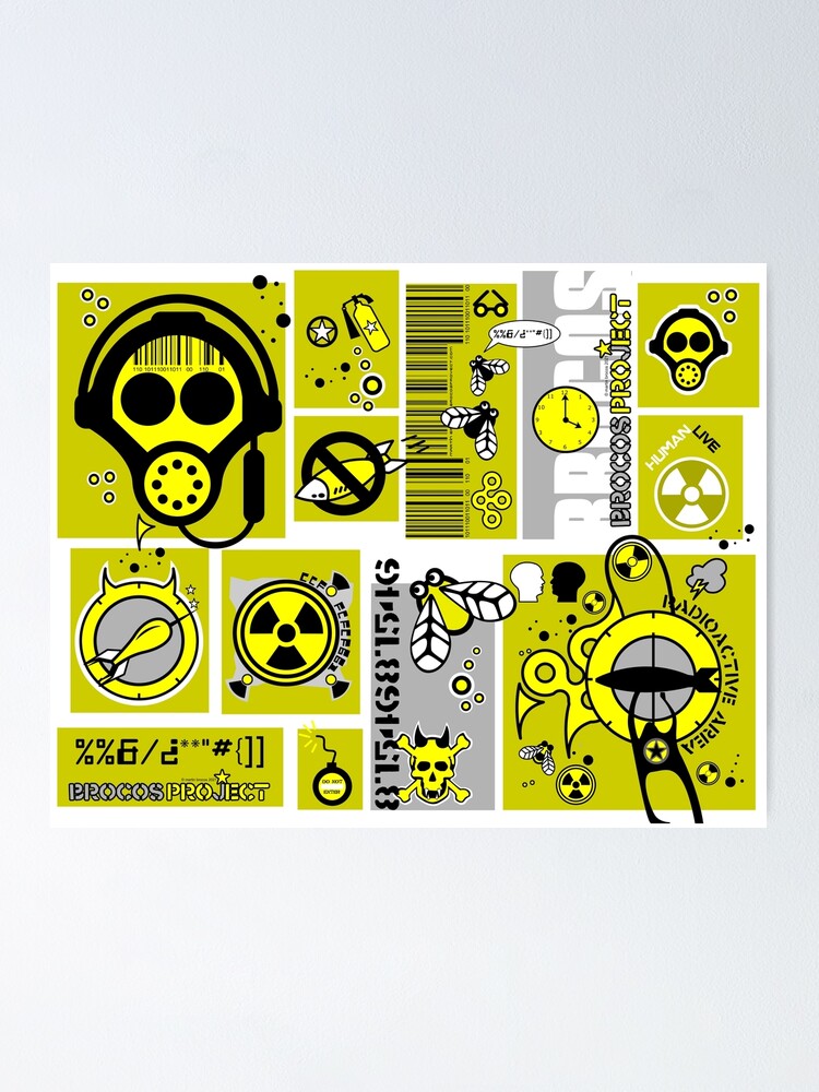 "Radioactive Design by Brocosproject" Poster for Sale by brocosproject ...