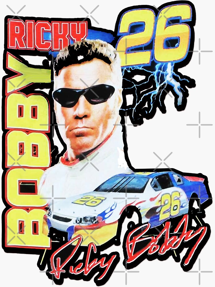 Pegatina «Música Vintage Retro Ricky Bobby Vintage Racing Shirt Regalos ...
