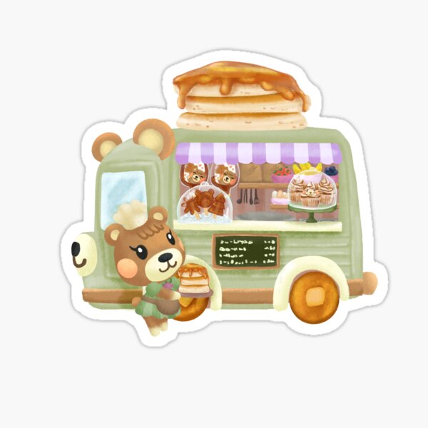 "Maple Pancake food cart " Sticker for Sale by Hunter1081 | Redbubble