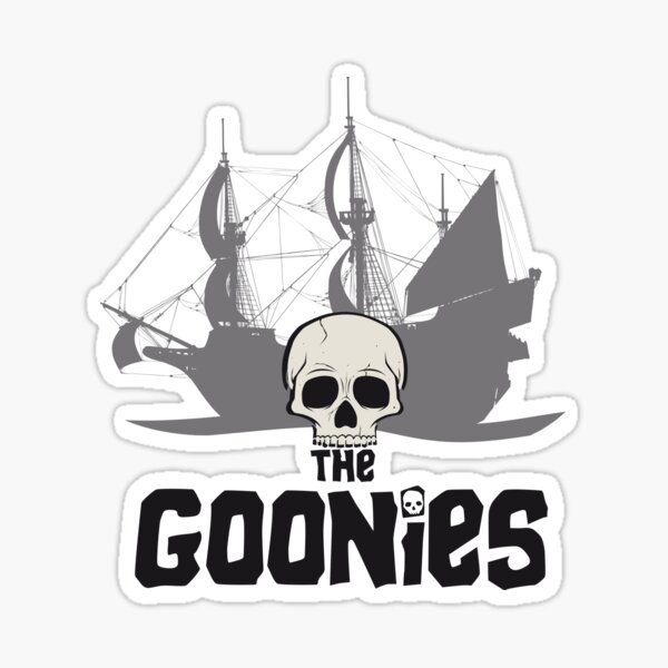 "goonies" Sticker by LuaraNB | Redbubble