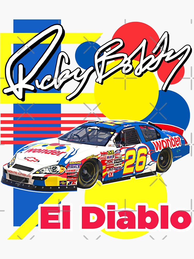 "Ricky Bobby Car You Love El Diablo SHAKE AND BAKE" Sticker for Sale by ...