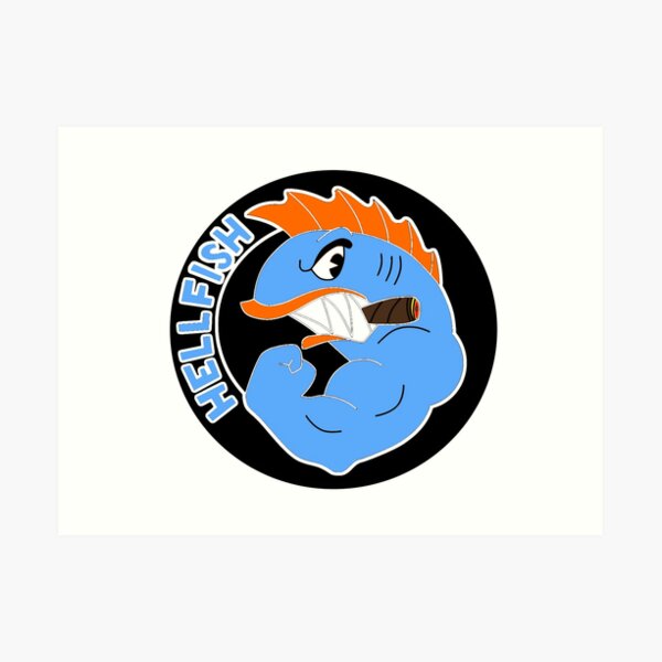 "The Fighting Hellfish Logo" Art Print for Sale by BankrobberGus ...