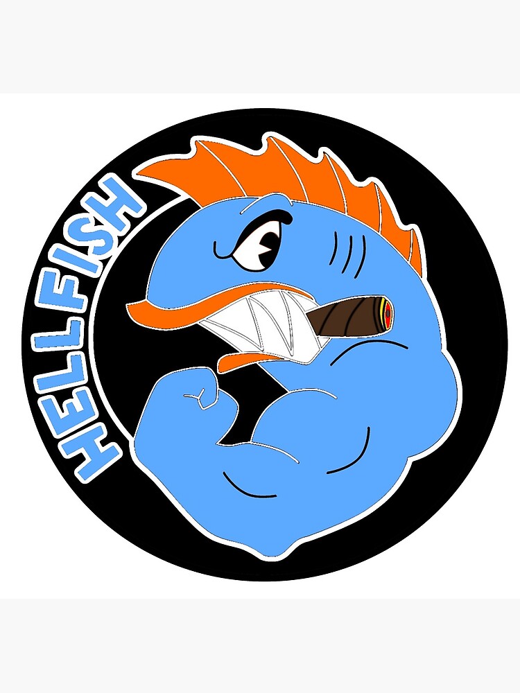 "The Fighting Hellfish Logo" Art Print for Sale by BankrobberGus ...